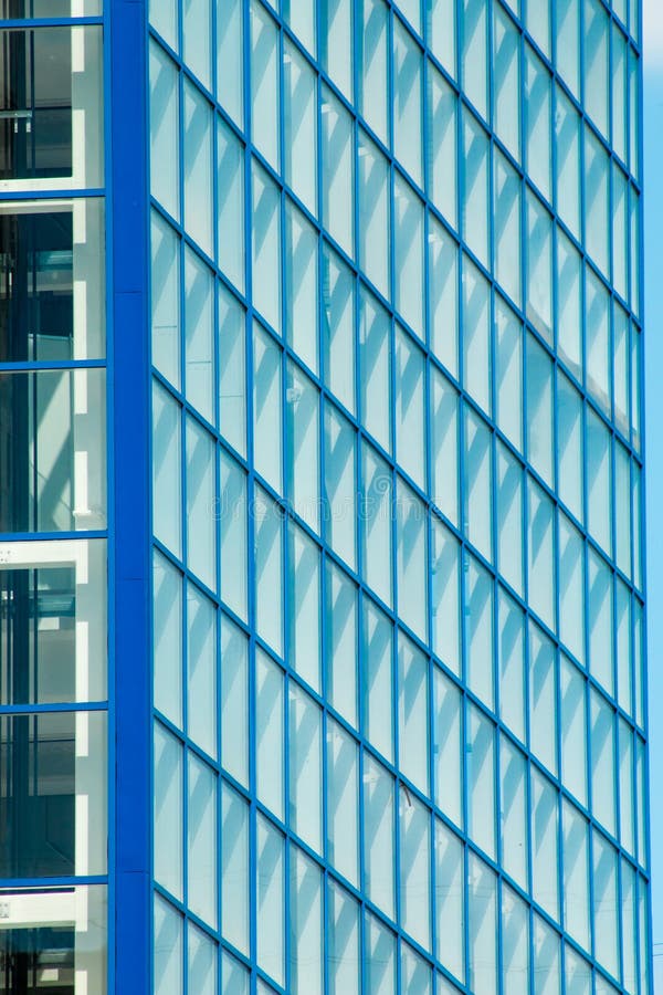 The Facade of a Modern Glass and Metal Building. Stock Photo - Image of ...