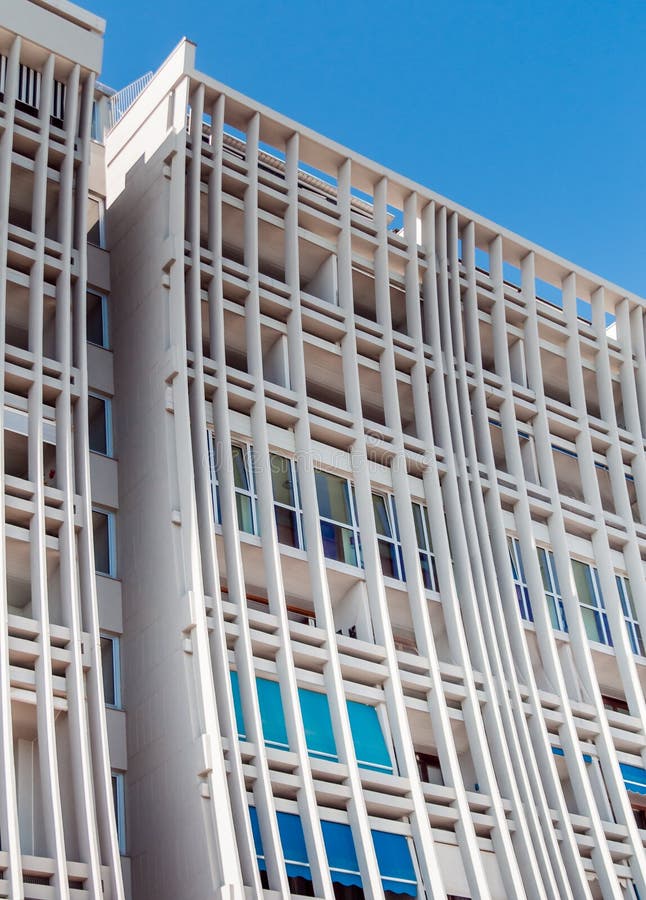 Facade of a modern Hotel stock photo. Image of center - 29488116