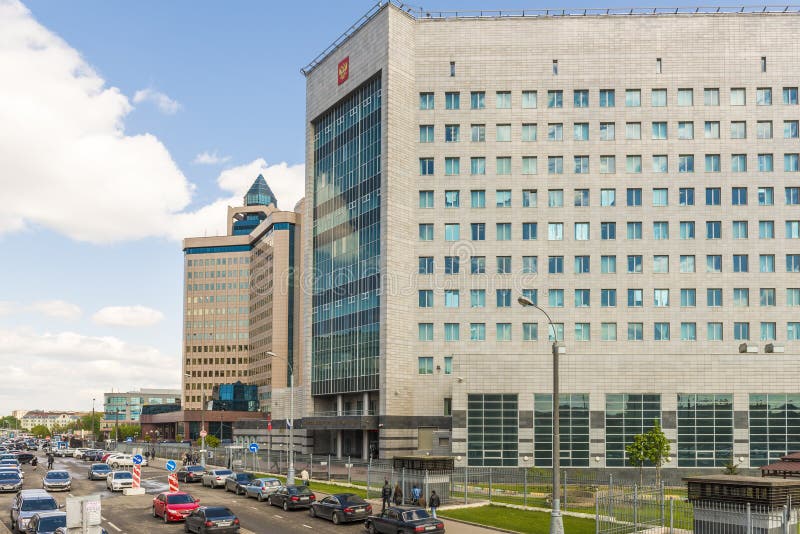 Facade of a Modern Office Building in Moscow. Editorial Image - Image ...