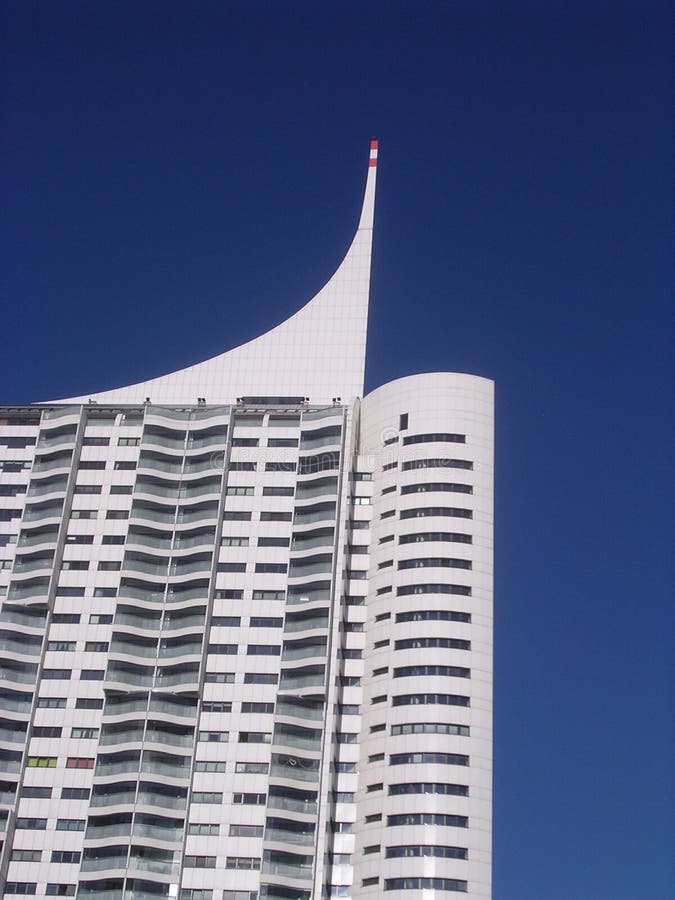 Modern Residential Skyscraper in Vienna Editorial Image - Image of ...