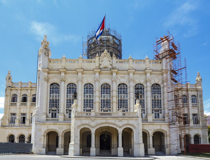 Facade of the Museum of the Revolution in Havana, Cuba Stock Photo ...