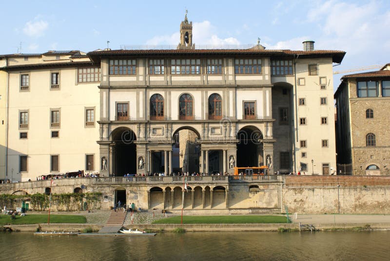 Facade of the National Central Library of Florence, Italy Stock Image ...