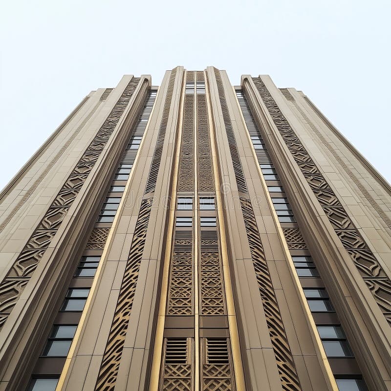 Facade of New Multi-story Residential Building, Modern Architecture ...