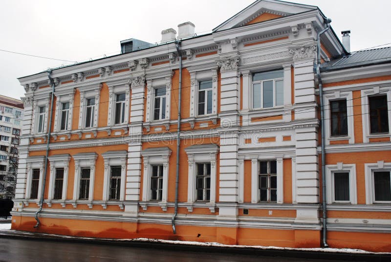 Facade of an old building stock image. Image of beautiful - 268276805