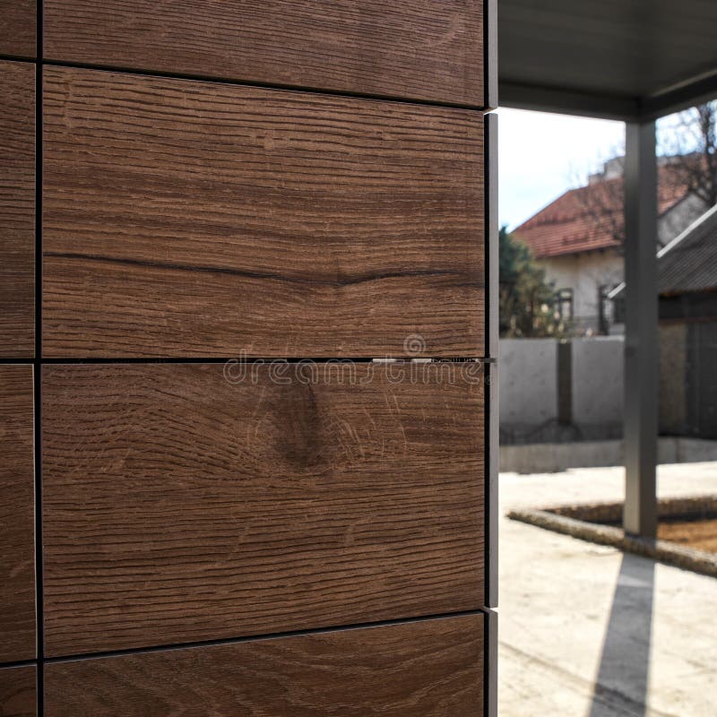 Facade of a Porcelain Stoneware Facade Stock Photo - Image of vintage ...