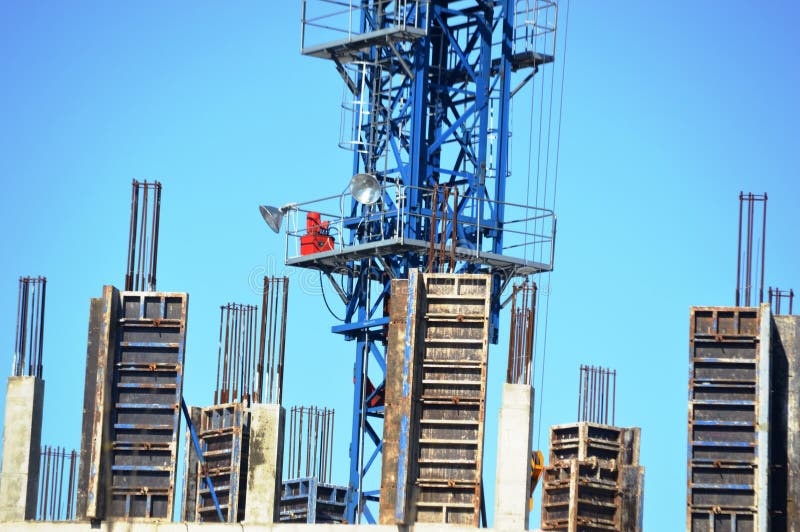 Skyscraper construction stock image. Image of highrise - 273302971