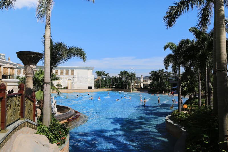 The Facade of the Swimming Pool of the Galaxy Hotel 4 July 2012 ...