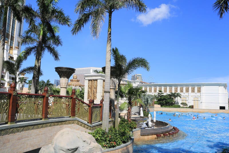 The Facade of the Swimming Pool of the Galaxy Hotel 4 July 2012 ...