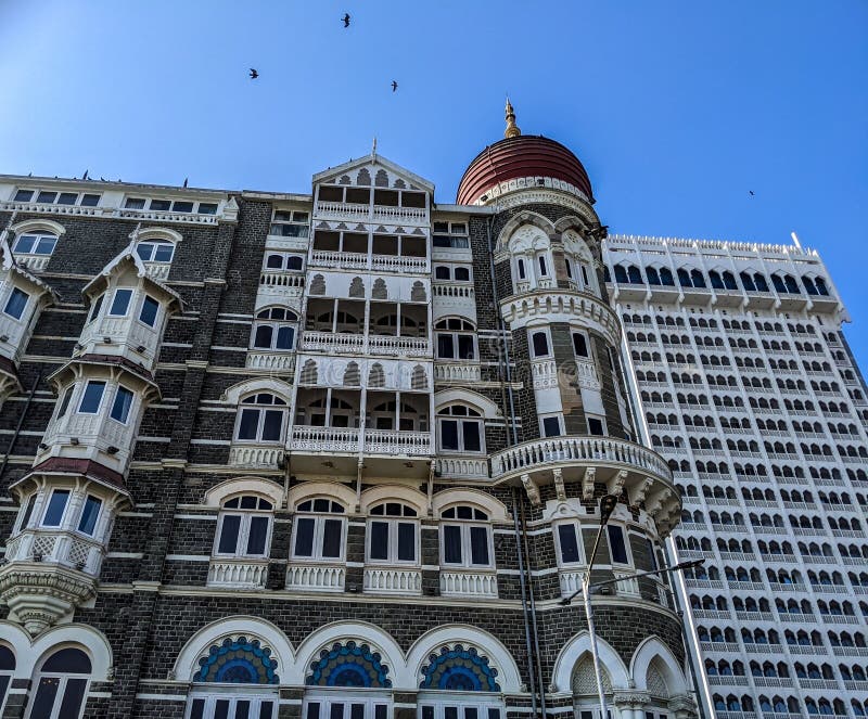 Facade of the Taj Mahal Palace Hotel in Mumbai. Editorial Image - Image ...
