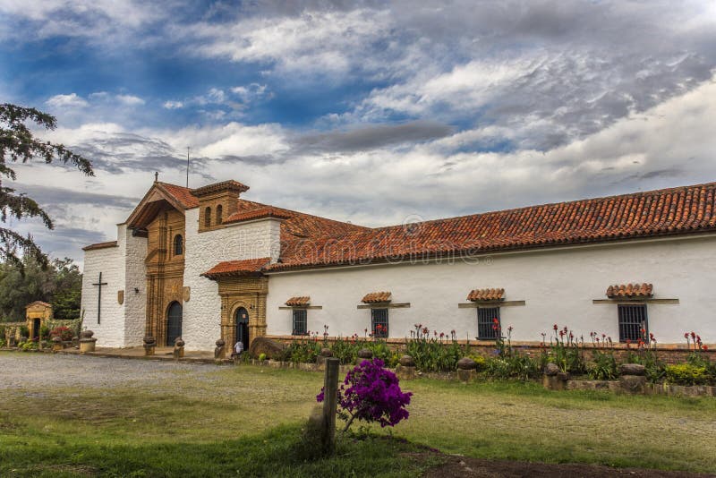 Facade of Old Colonial Monastery Stock Photo - Image of historical ...