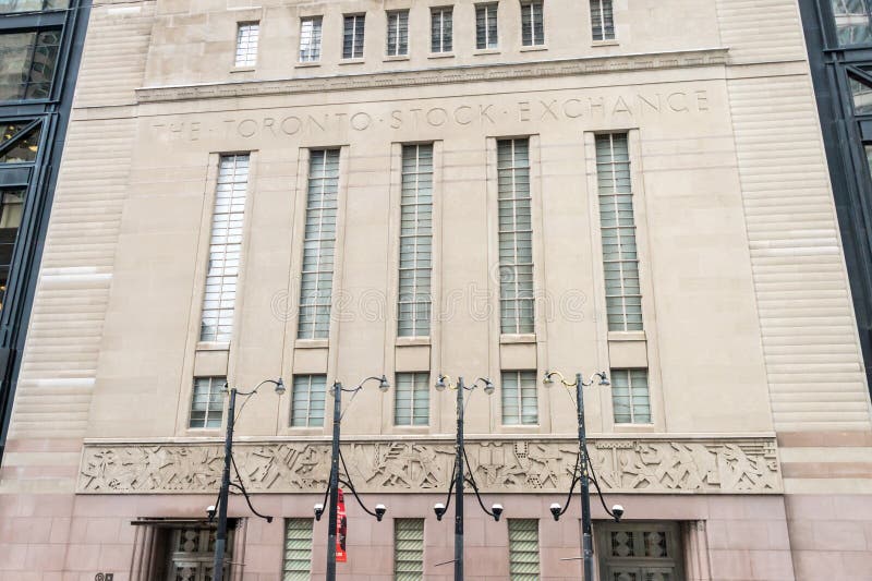 Facade of the Toronto Design Exchange Building Located in the Old Stock ...