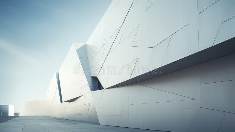 Facade wall angled stock illustration. Illustration of abstract - 368422526
