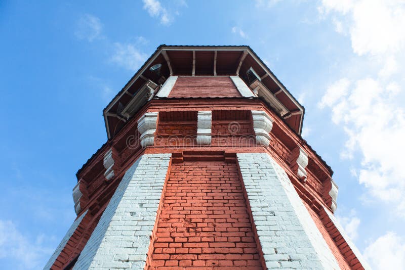 The Red tower stock photo. Image of beautiful, house - 110570570