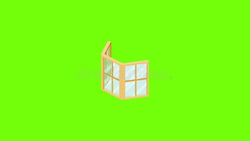 Facade Window Frame Icon Animation Stock Footage - Video of build ...