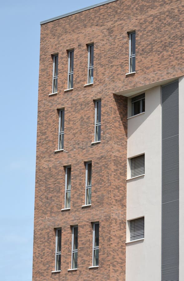 Facade window stock image. Image of balcony, facade, conditioner - 73137171