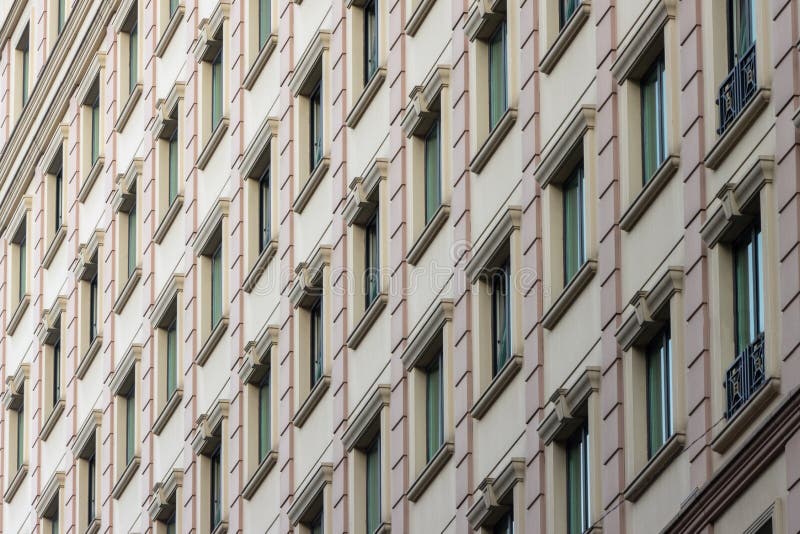 Facade Windows of a Building. Modern Architecture Stock Photo - Image ...