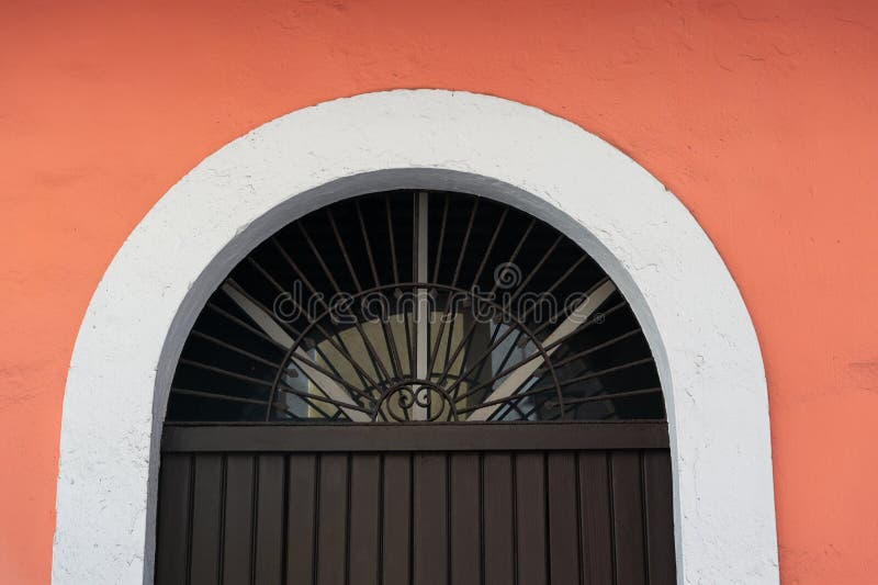 Facade with Windows Outdoor. Facade with Windows Outside. Facade with ...