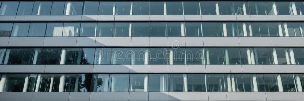 Facade Windows Pattern. Modern Building S Architectural Window Design ...
