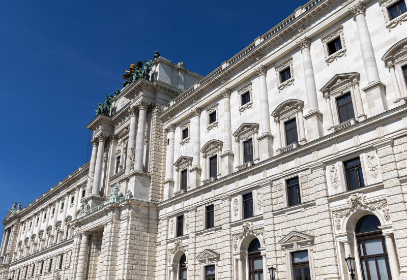 Facades of Historical Buildings Austria, Vienna Stock Photo - Image of ...