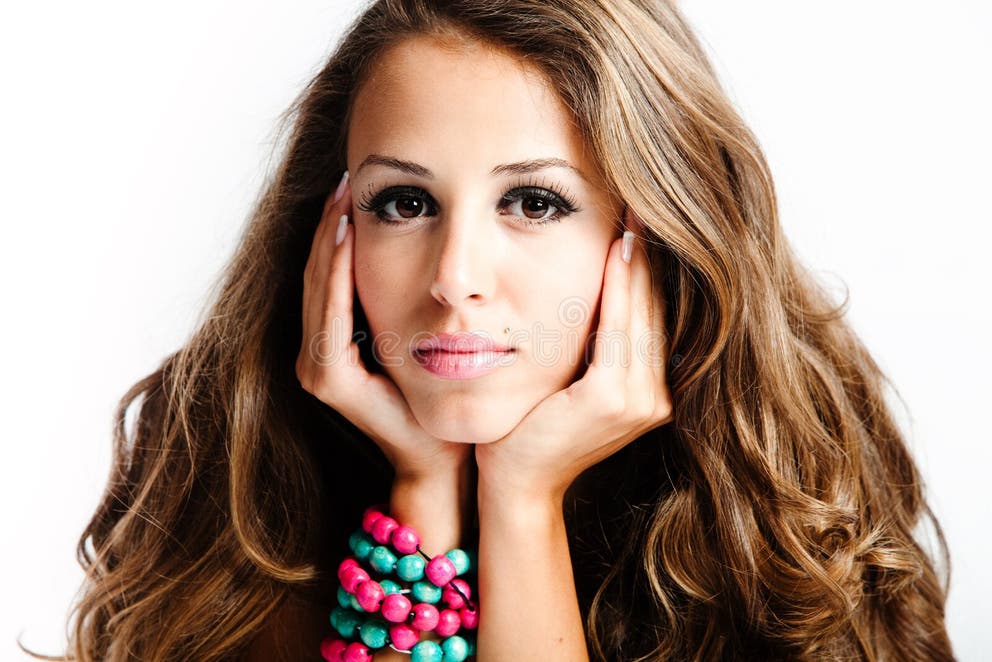 Face stock image. Image of woman, studio, cherished, complexion - 15632391