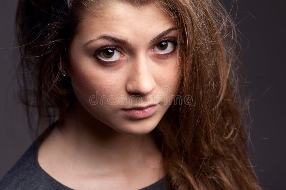 Face stock photo. Image of fashion, head, girl, disarray - 23411800