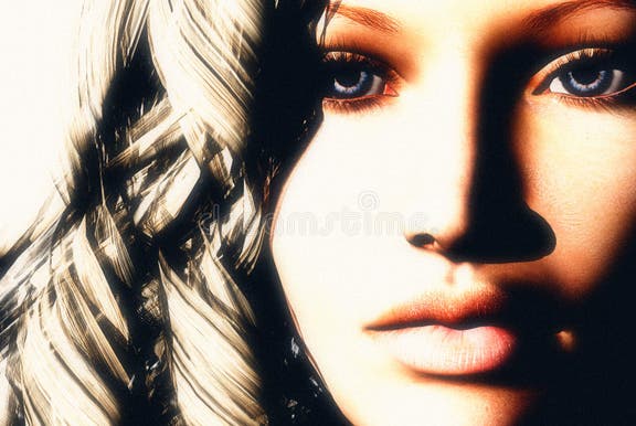 Fem Face Stock Illustrations – 80 Fem Face Stock Illustrations, Vectors ...