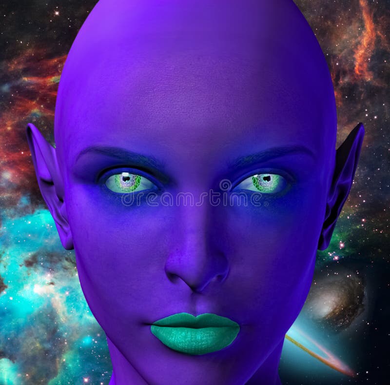 Alien Human touch stock illustration. Illustration of stretching - 13135474