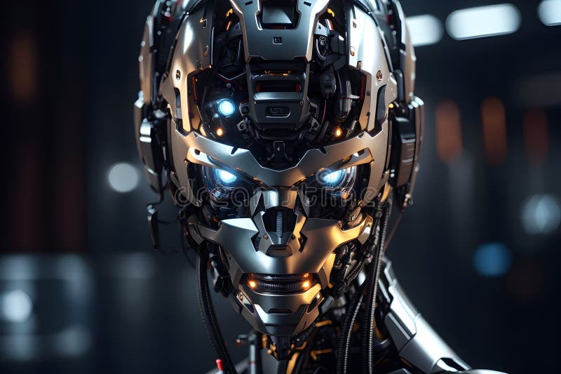 Evil Future Alien Planet in Space, Evil Artificial Intelligence AI ...