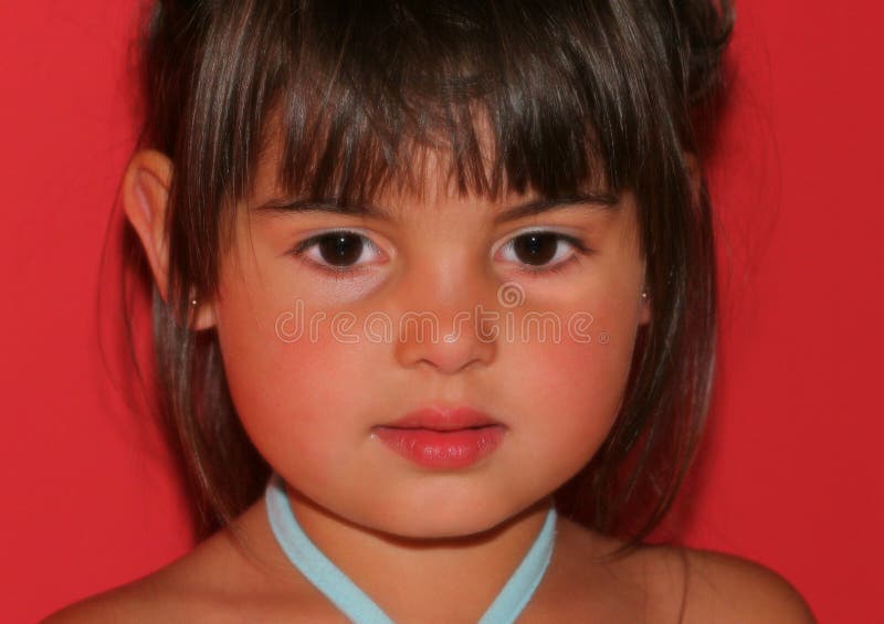 The Face Of A Beautiful Child Royalty Free Stock Photography - Image ...