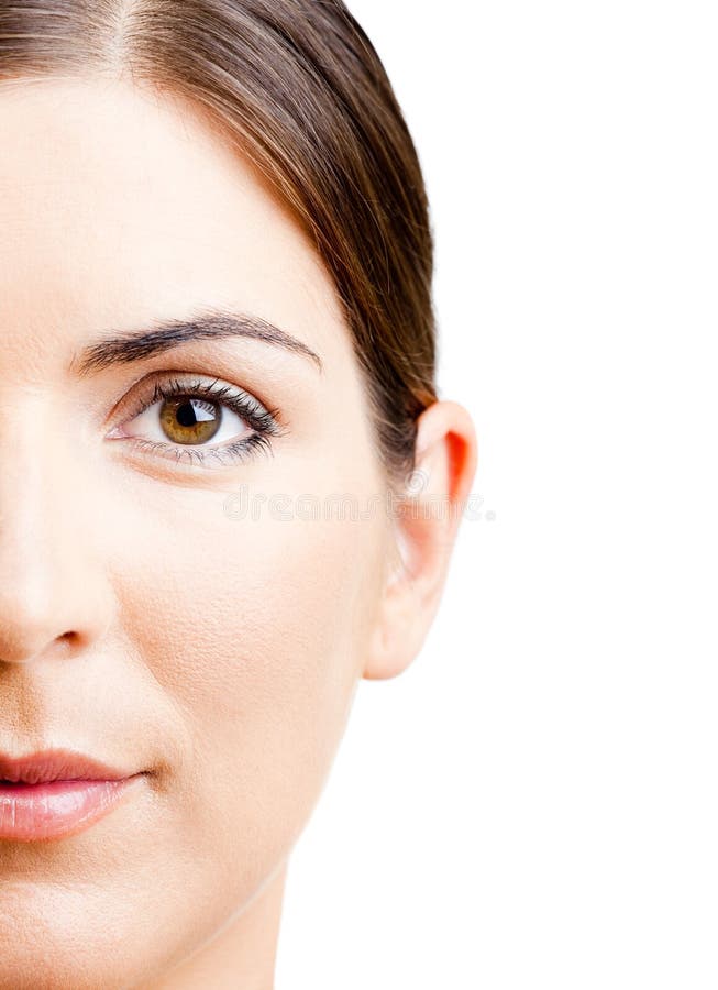 Making a Face. Distrust Girl F Stock Photo - Image of facial, caucasian ...