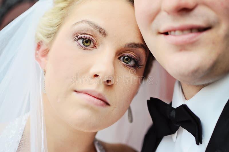 Face of bride stock image. Image of beauty, face, marriage - 29643293
