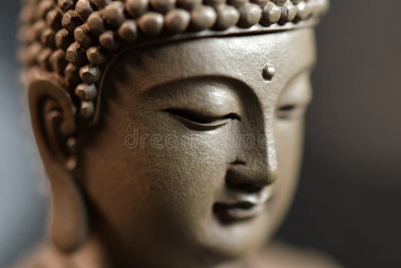 The Face of the Buddha-style Zen Stock Photo - Image of meditation ...