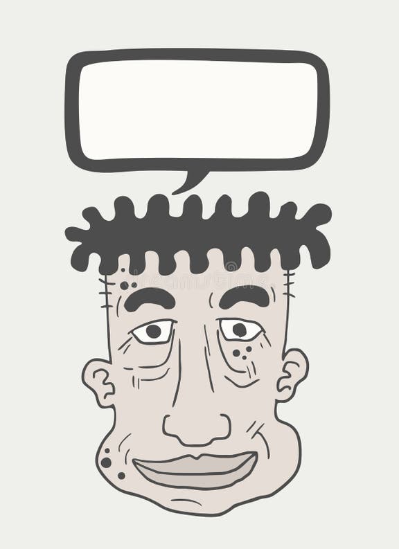 Face cartton talkative stock vector. Illustration of speech - 27627644