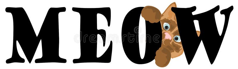 Cute siamese cat stock illustration. Illustration of love - 263531828