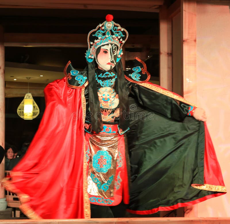 Face Changing (Mask Changing) Show in the Stage Editorial Stock Photo ...