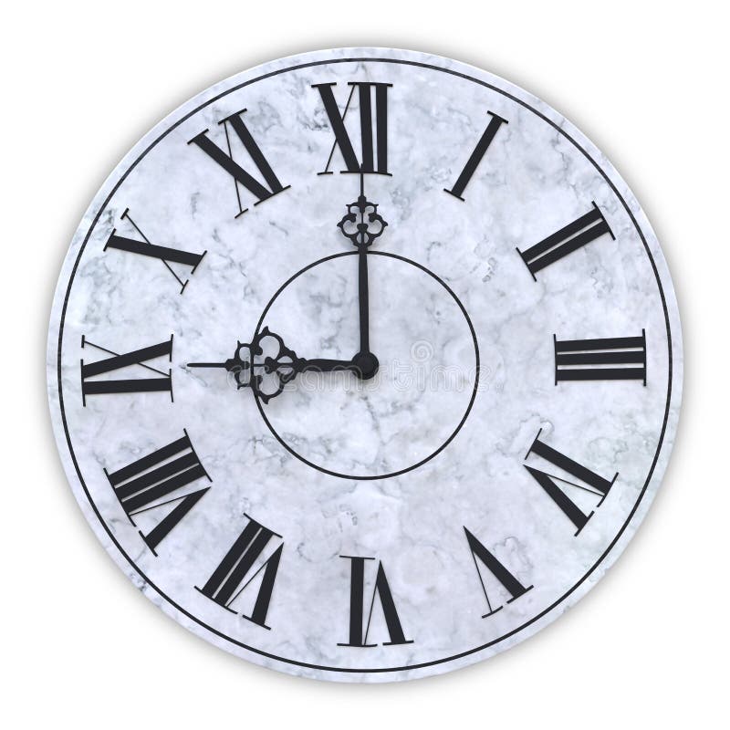 The face of a clock stock illustration. Illustration of show - 80935767