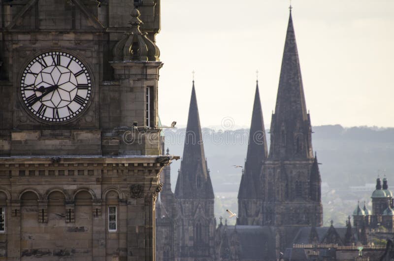 Close up of a Clock Tower stock photo. Image of face - 121337370