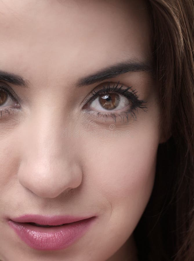 Face stock photo. Image of view, person, attractive, makeup - 33996174