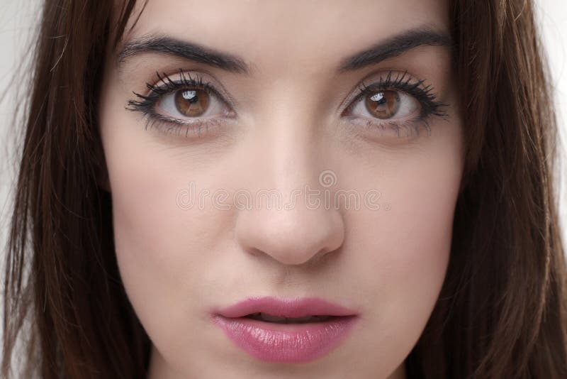 Face stock image. Image of view, look, cosmetics, color - 33996297