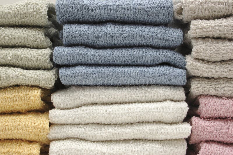 Face Cloths Stacked stock image. Image of towel, terry - 1183467