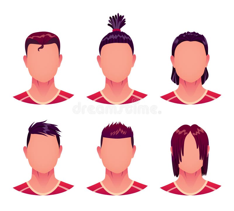 Face Construction Element, Avatar Creation with Different Head ...