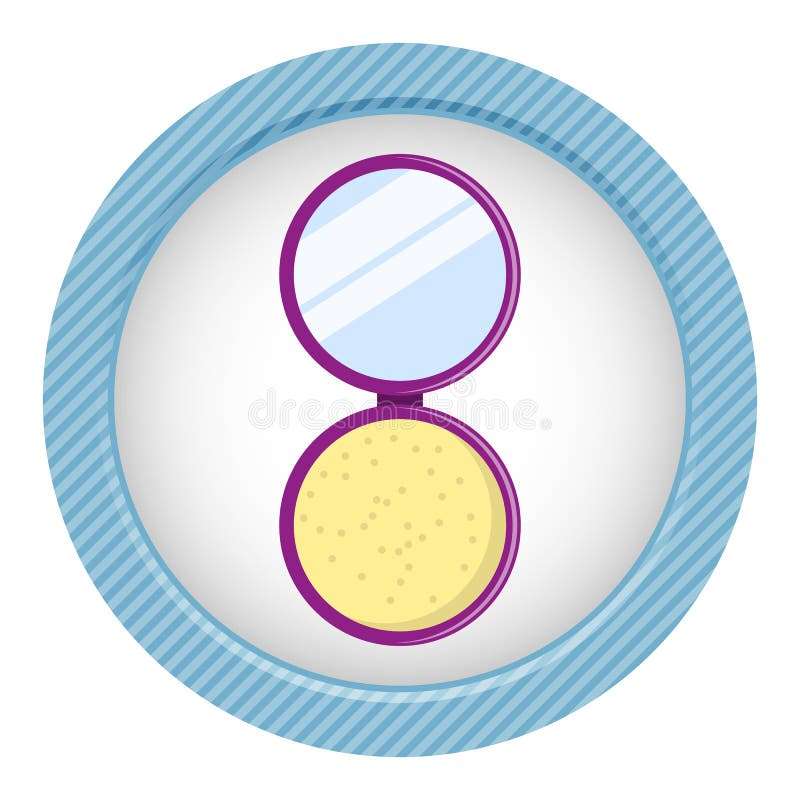 Face Cosmetic Makeup Powder Stock Vector - Illustration of face ...