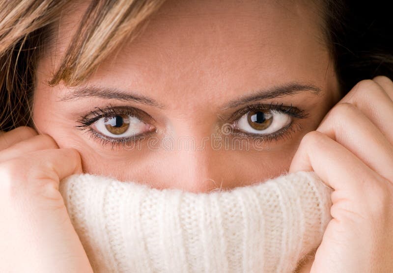 Face Covered stock image. Image of portrait, women, seasons - 10910581