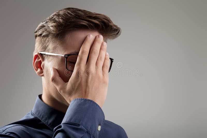 Sudden Remembrance Brings A Flush Of Shame As The Young Man In Stock