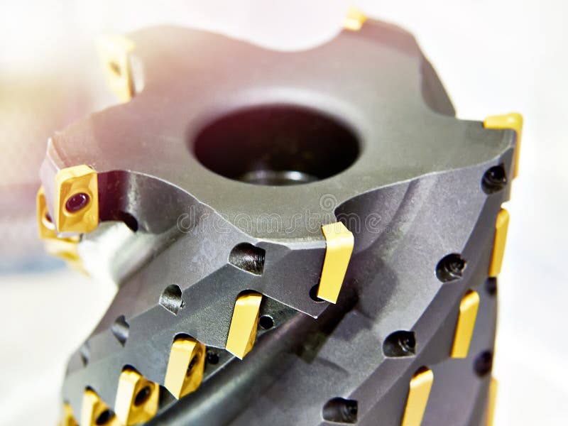 Face cylindrical mills stock photo. Image of carbide - 221495640