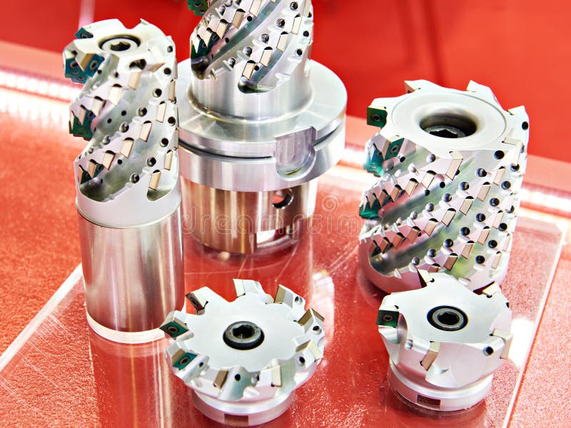 Face cylindrical mills stock photo. Image of carbide - 221495640