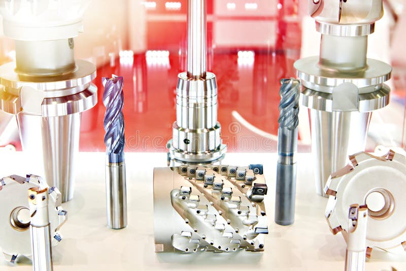 Face cylindrical mills stock photo. Image of carbide - 221495640