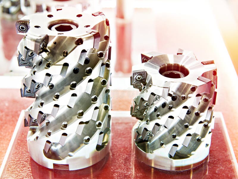 Face cylindrical mills stock photo. Image of carbide - 221495640