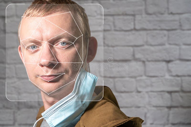 Face Detection. Facial Recognition System Concept Stock Image - Image ...