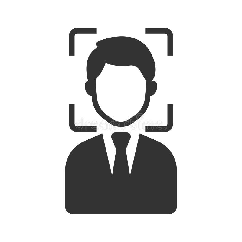 Face Detection And Recognition Of Digital Human 3d Illustration. Stock ...